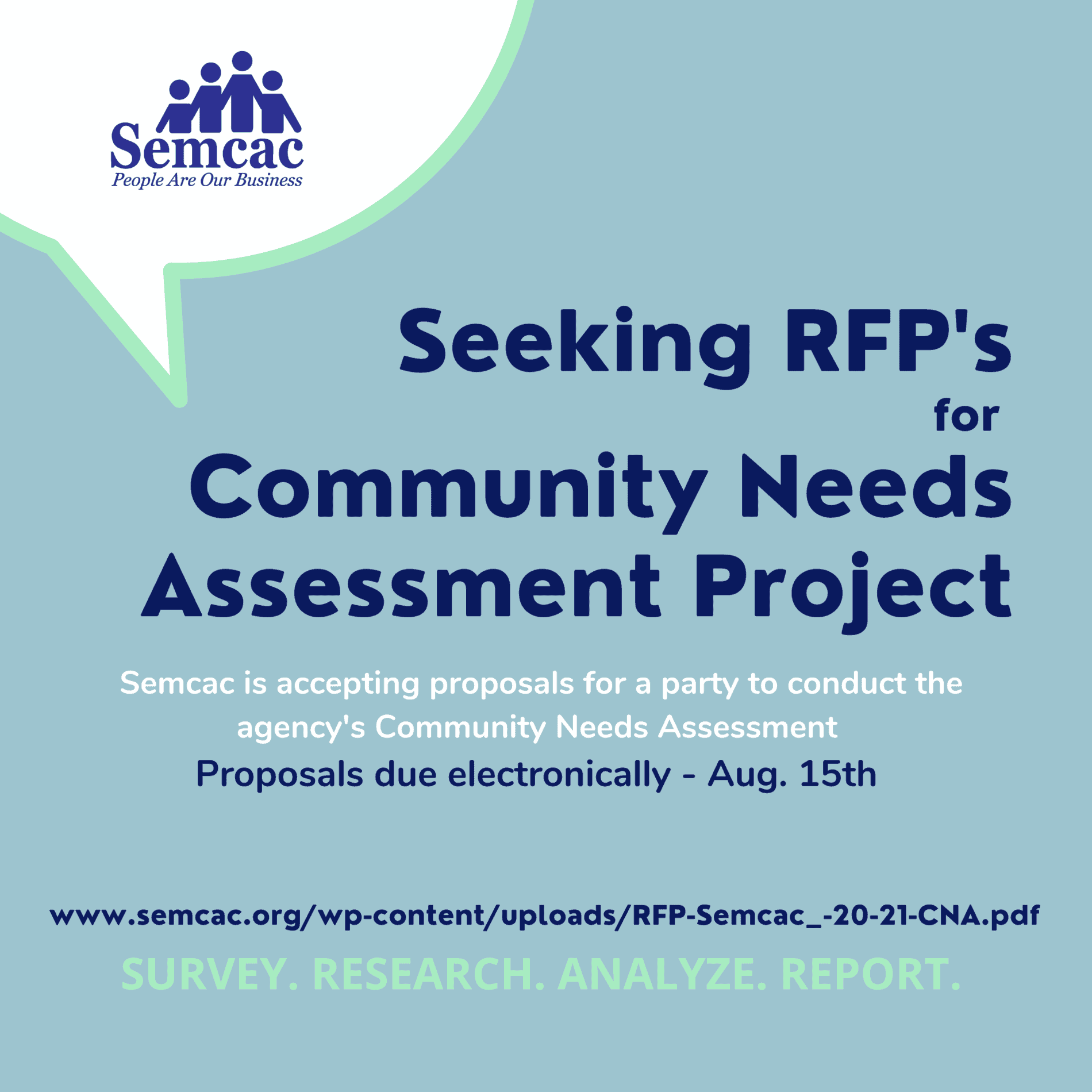 Concluded: Seeking Proposals for Community Needs Assessment Project
