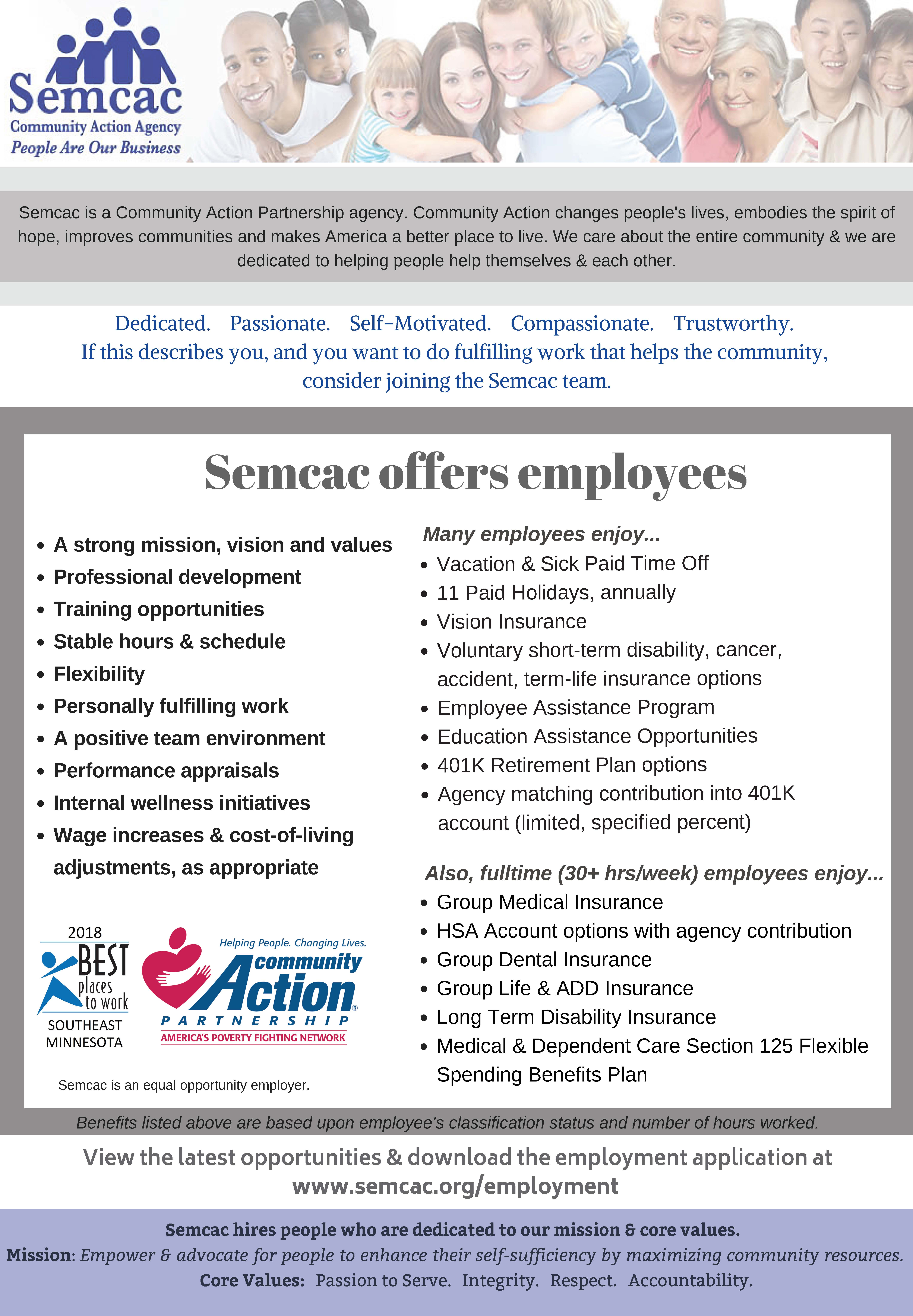 Employment Available | Semcac