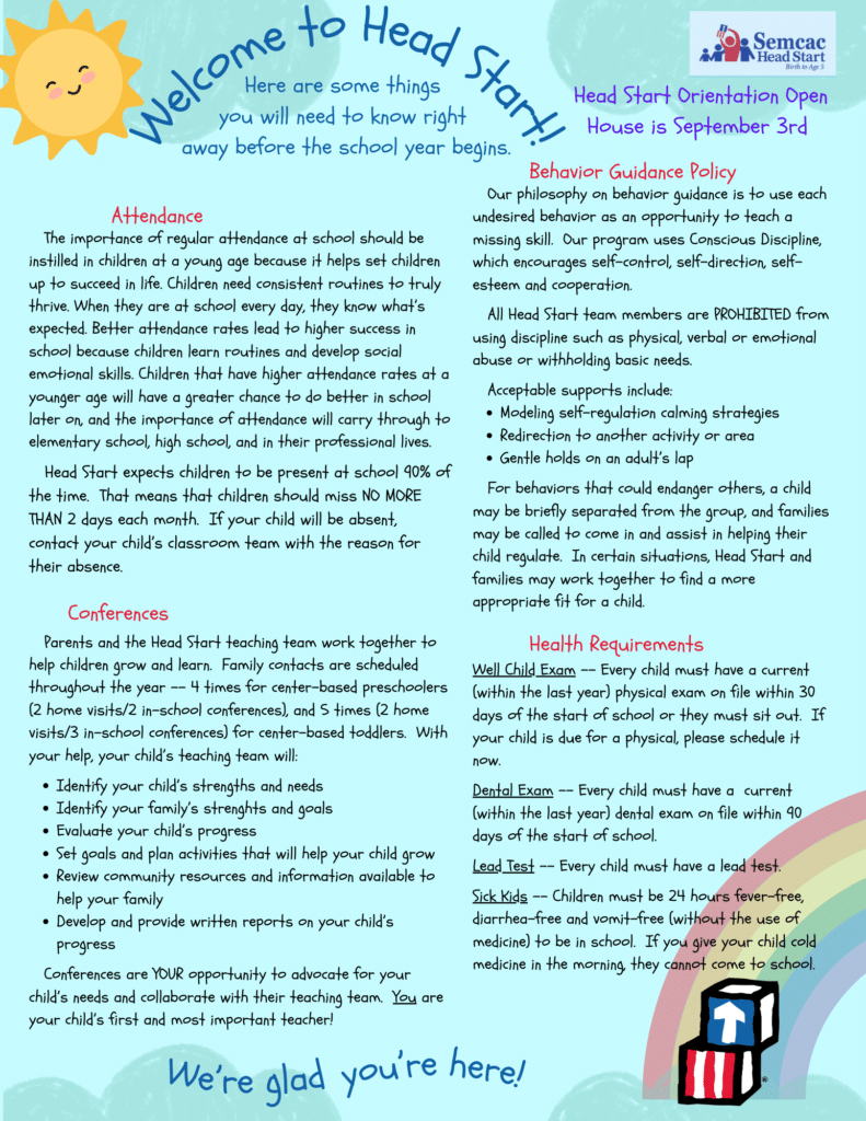 Parent Portal at Semcac